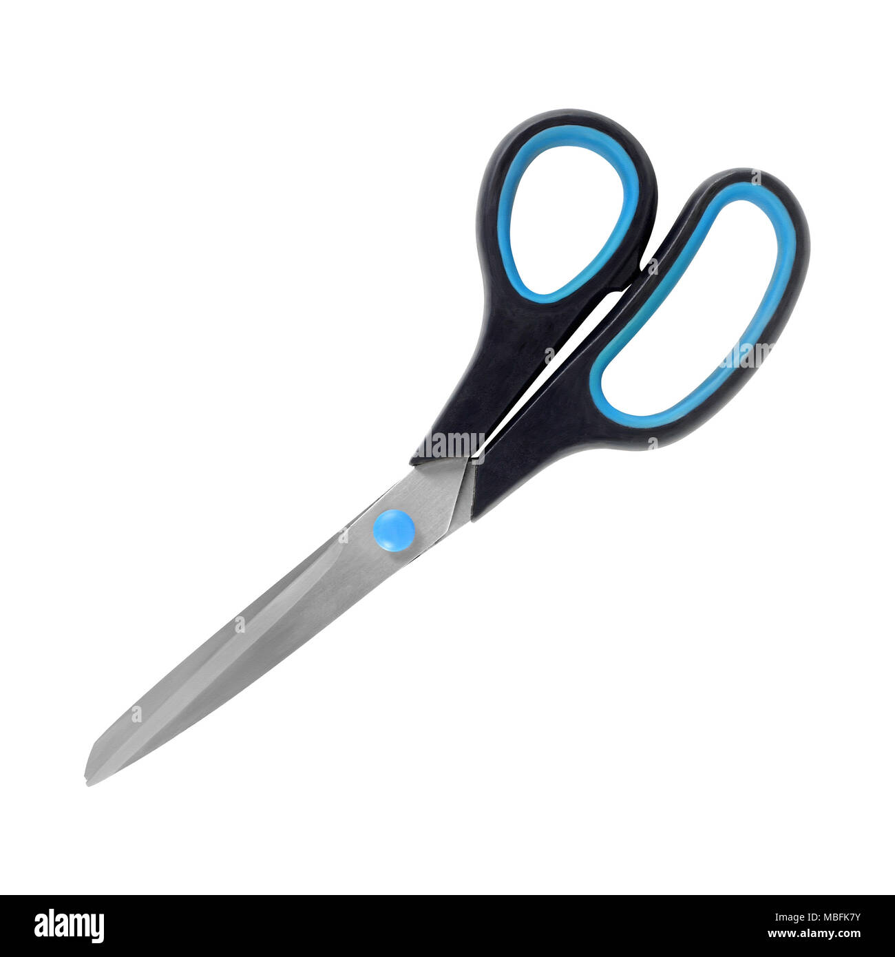 Home economics objects - Scissors isolated on a white background Stock ...