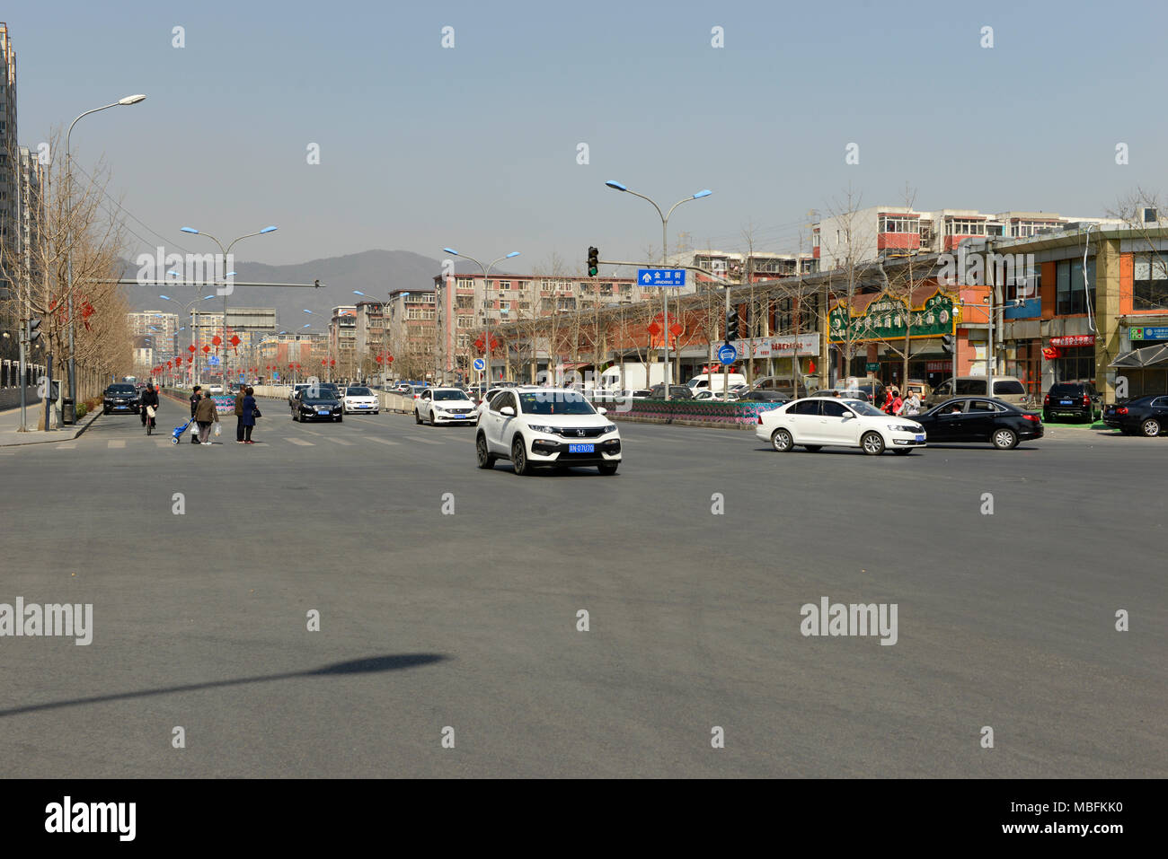China empty streets hi-res stock photography and images - Alamy