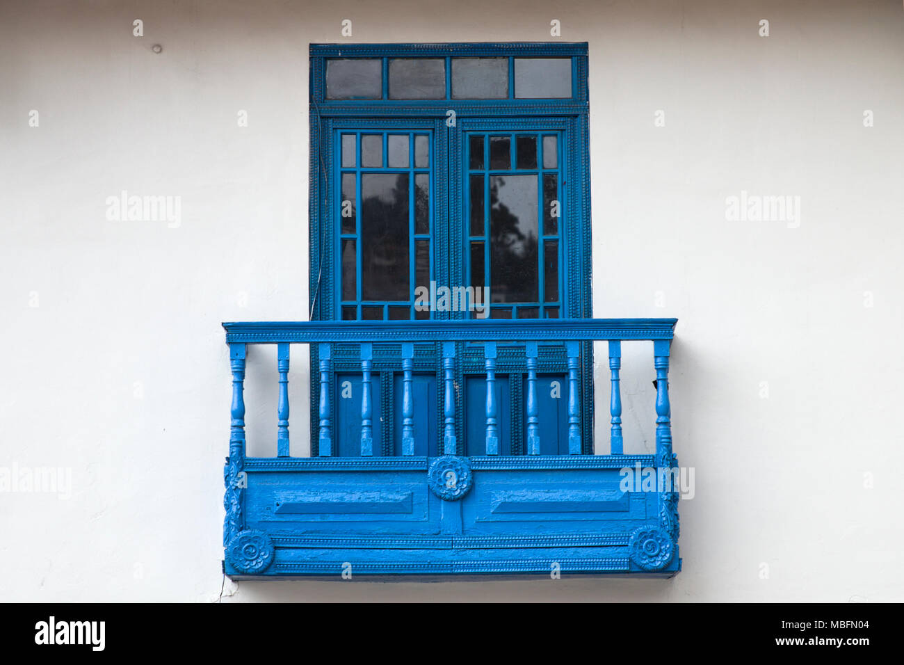 View at traditional window from Cusco, Peru Stock Photo - Alamy