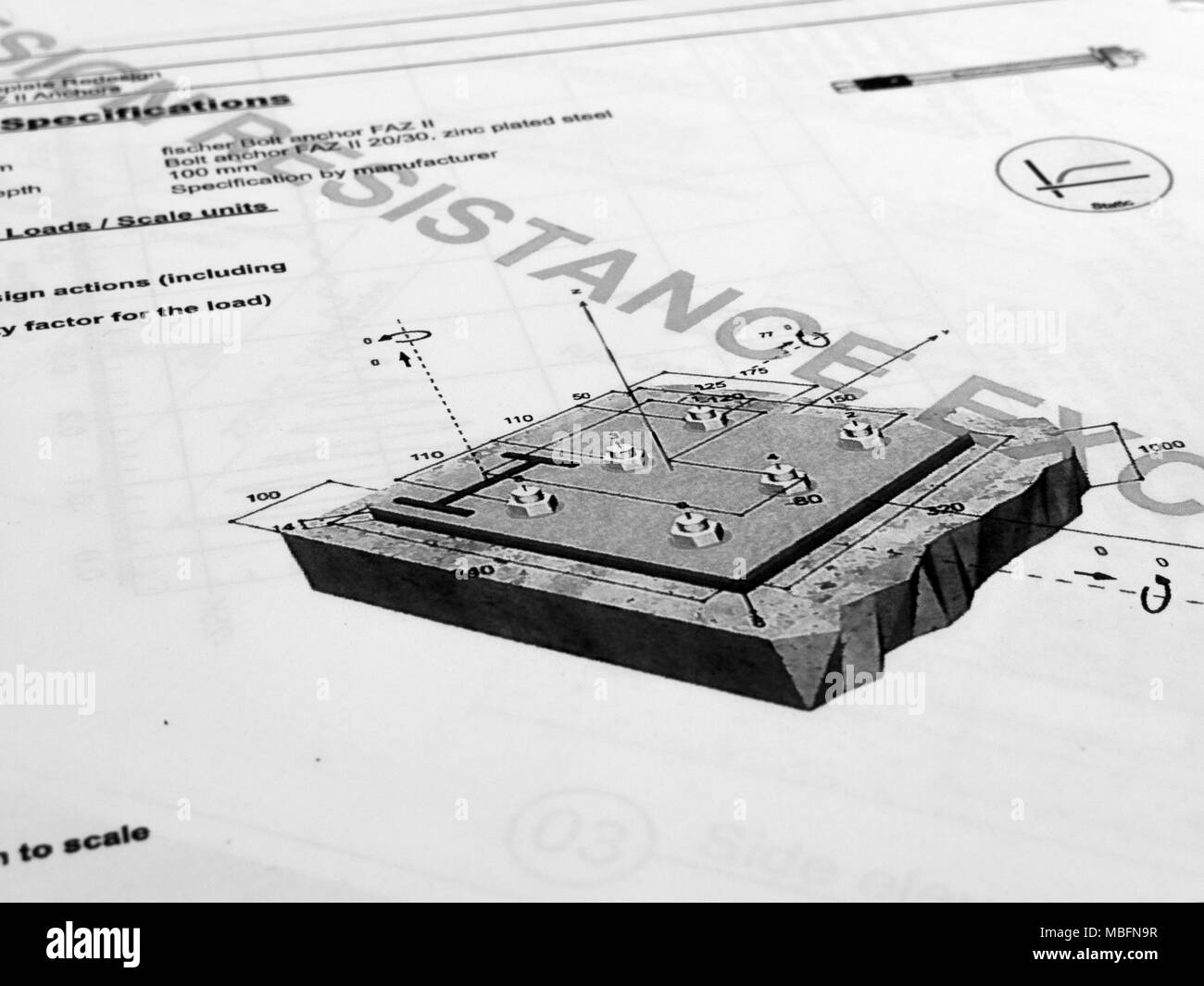 Structural calculation data sheet for injection resin mechanical anchor ...