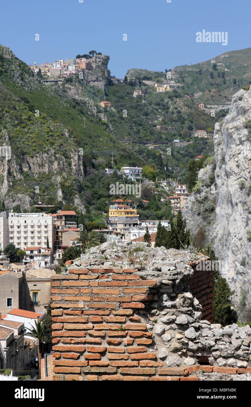 Castelmola village hi-res stock photography and images - Alamy