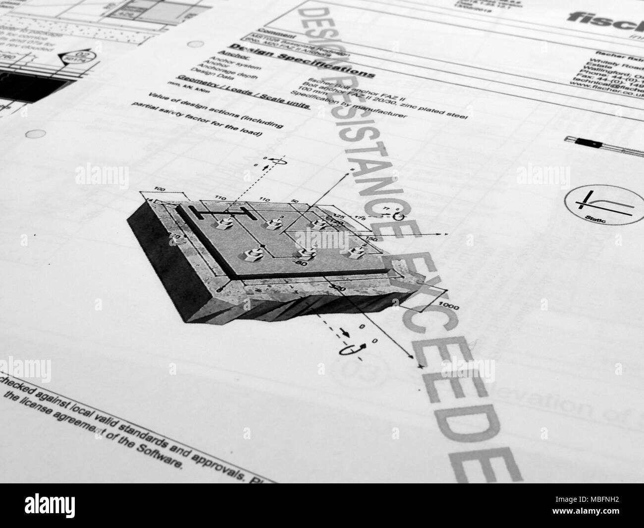 Structural calculation data sheet for injection resin mechanical anchor ...
