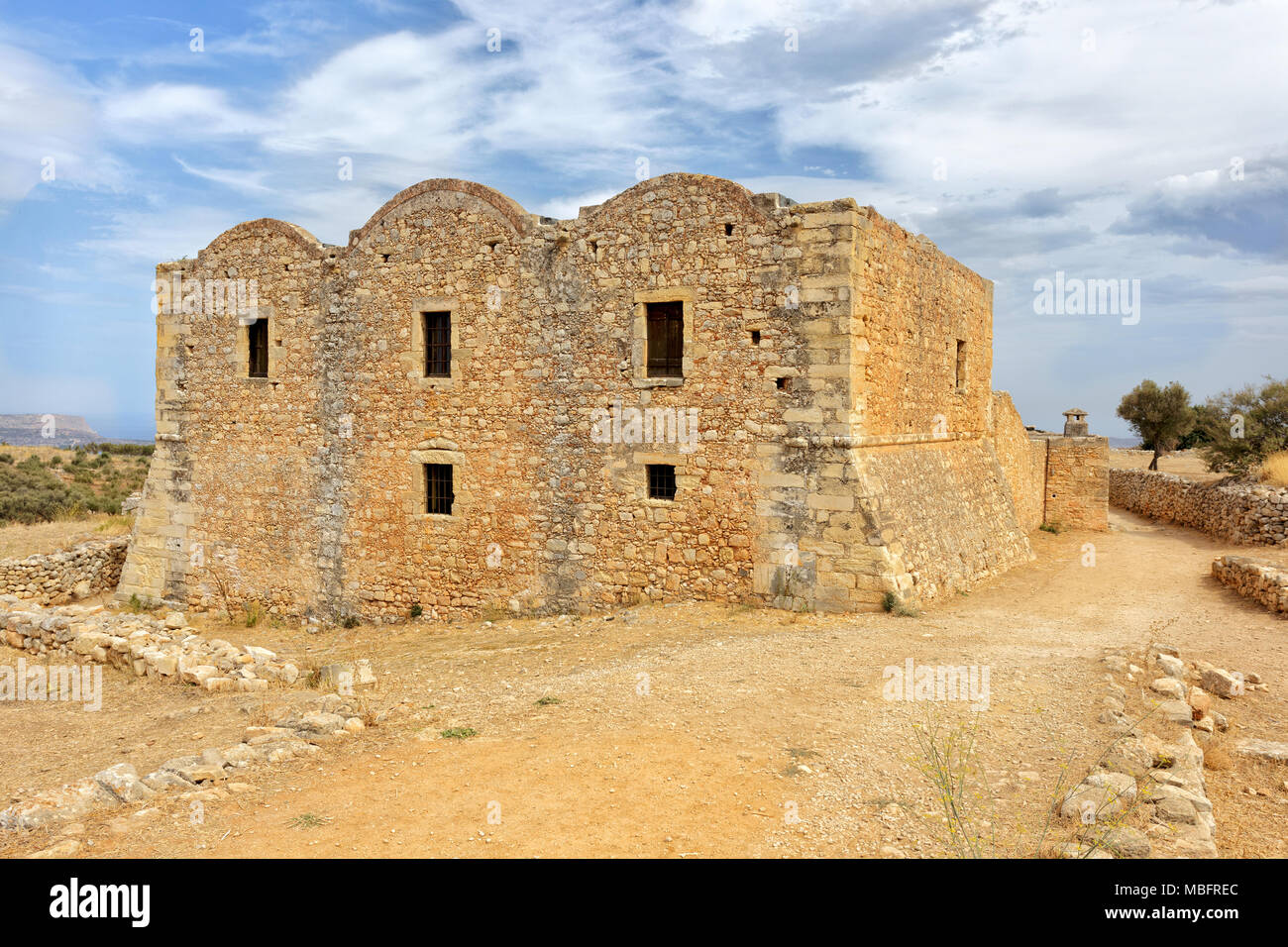 The Monastery of St John the Theologian, now disused, at Aptera in ...