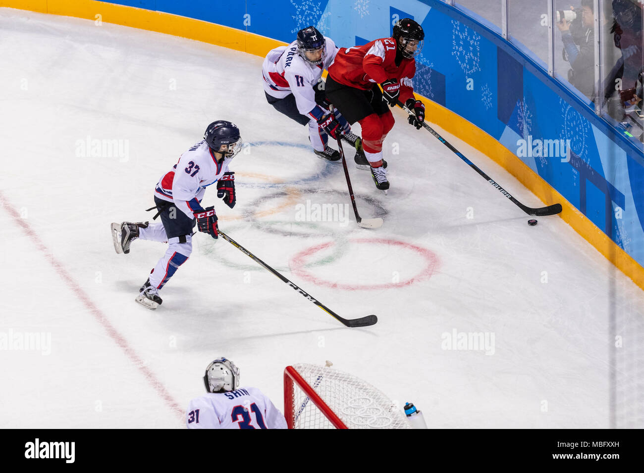 Ye Eun Park (KOR) #11,Laura Benz (SUI) #21and Randi Heesoo Griffin (KOR ...