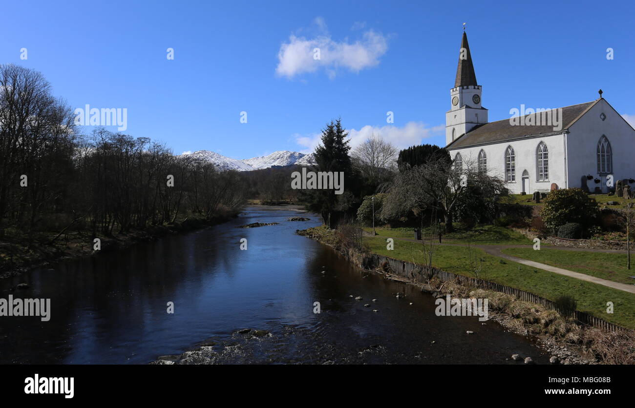White church comrie hi-res stock photography and images - Alamy