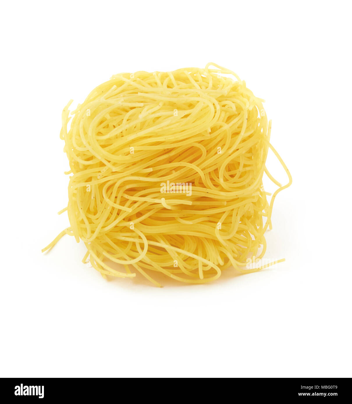 dried noodle isolated on white background Stock Photo - Alamy