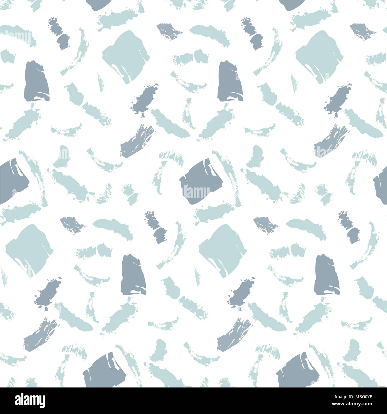 Abstract vector grunge seamless pattern with watercolor brush Stock ...