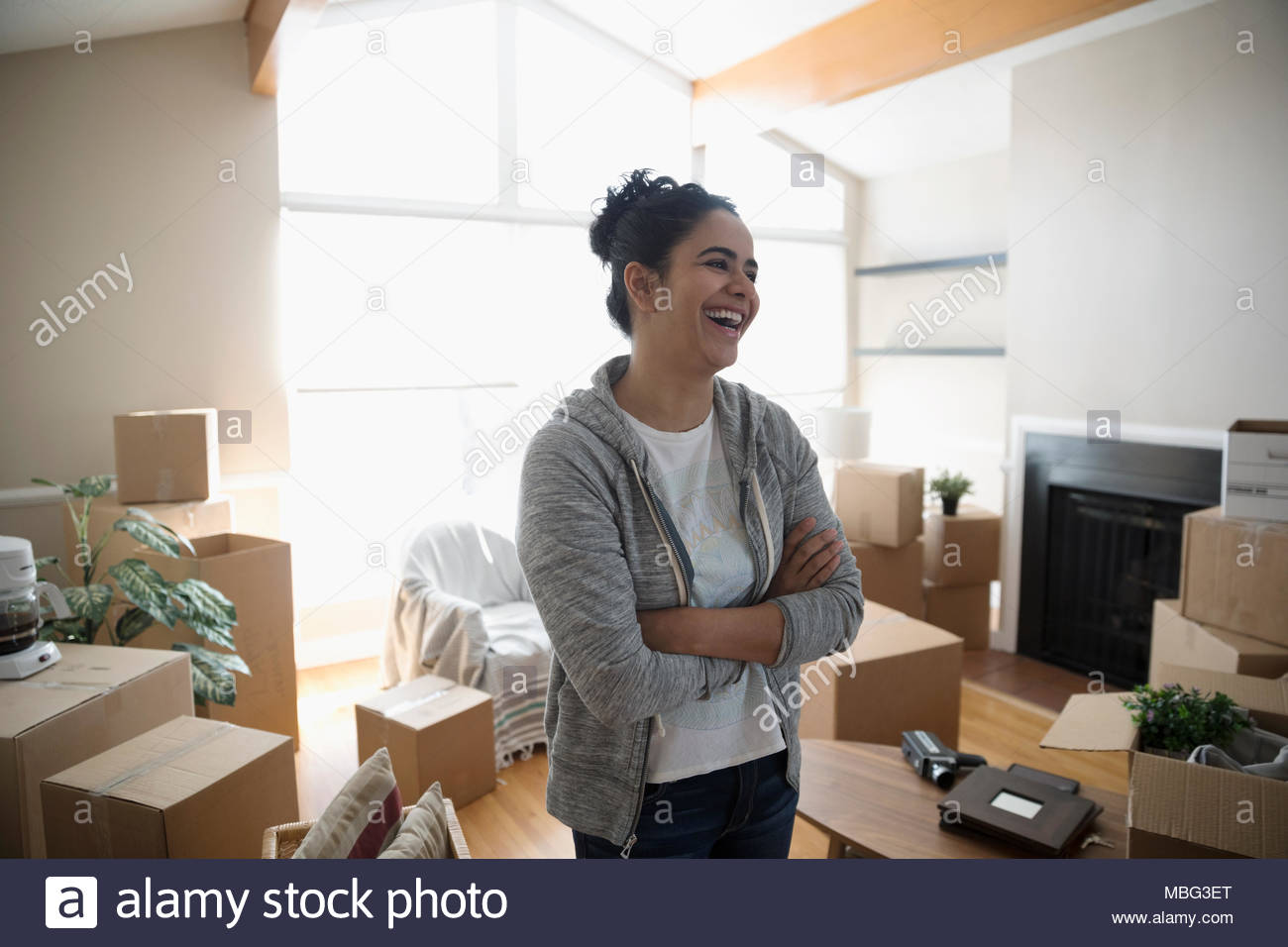 Woman with house hi-res stock photography and images - Alamy