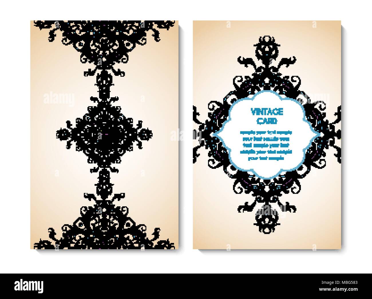 Vector invitation card Stock Vector Image & Art - Alamy