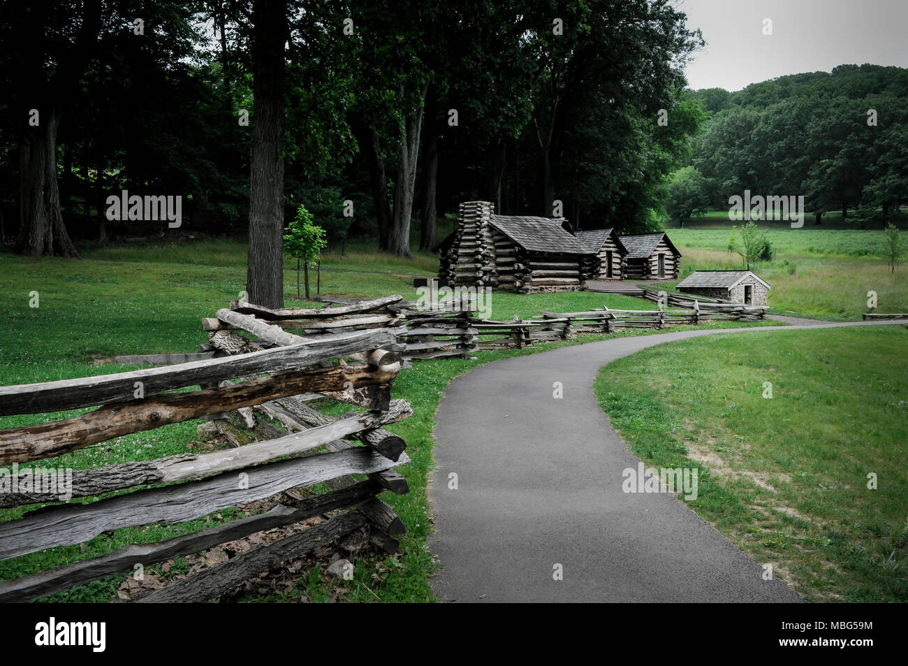 Civil War Battle Field Stock Photo - Alamy