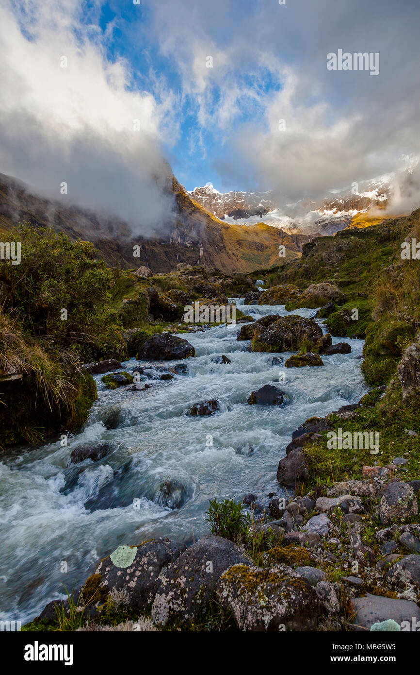 Collanes Valley in El Altar volcano Sangay National Park Stock Photo ...