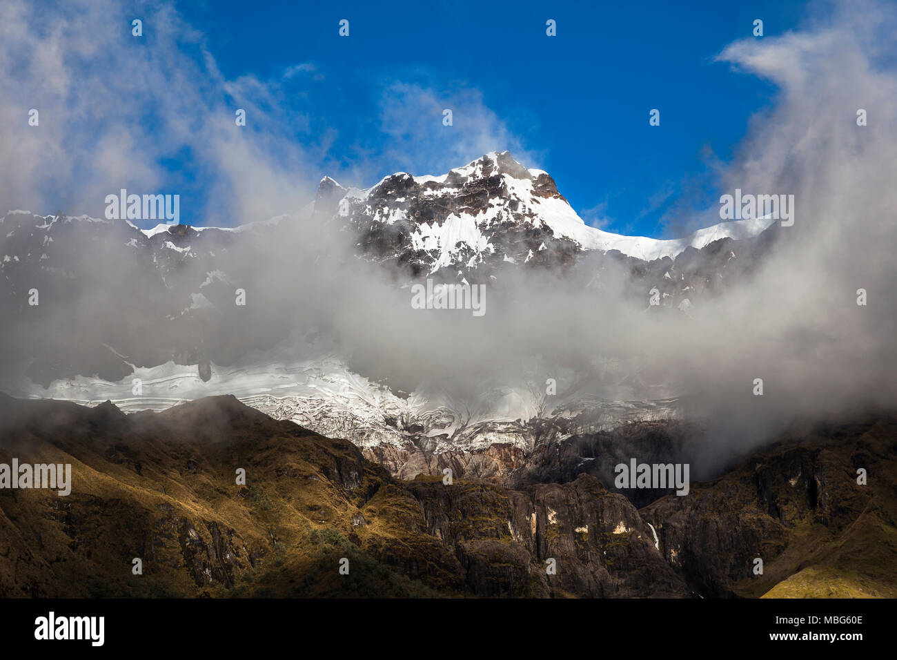 El Altar volcano Sangay National Park Stock Photo - Alamy