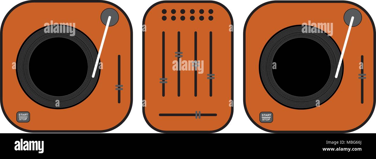 Dj turntables hi-res stock photography and images - Alamy