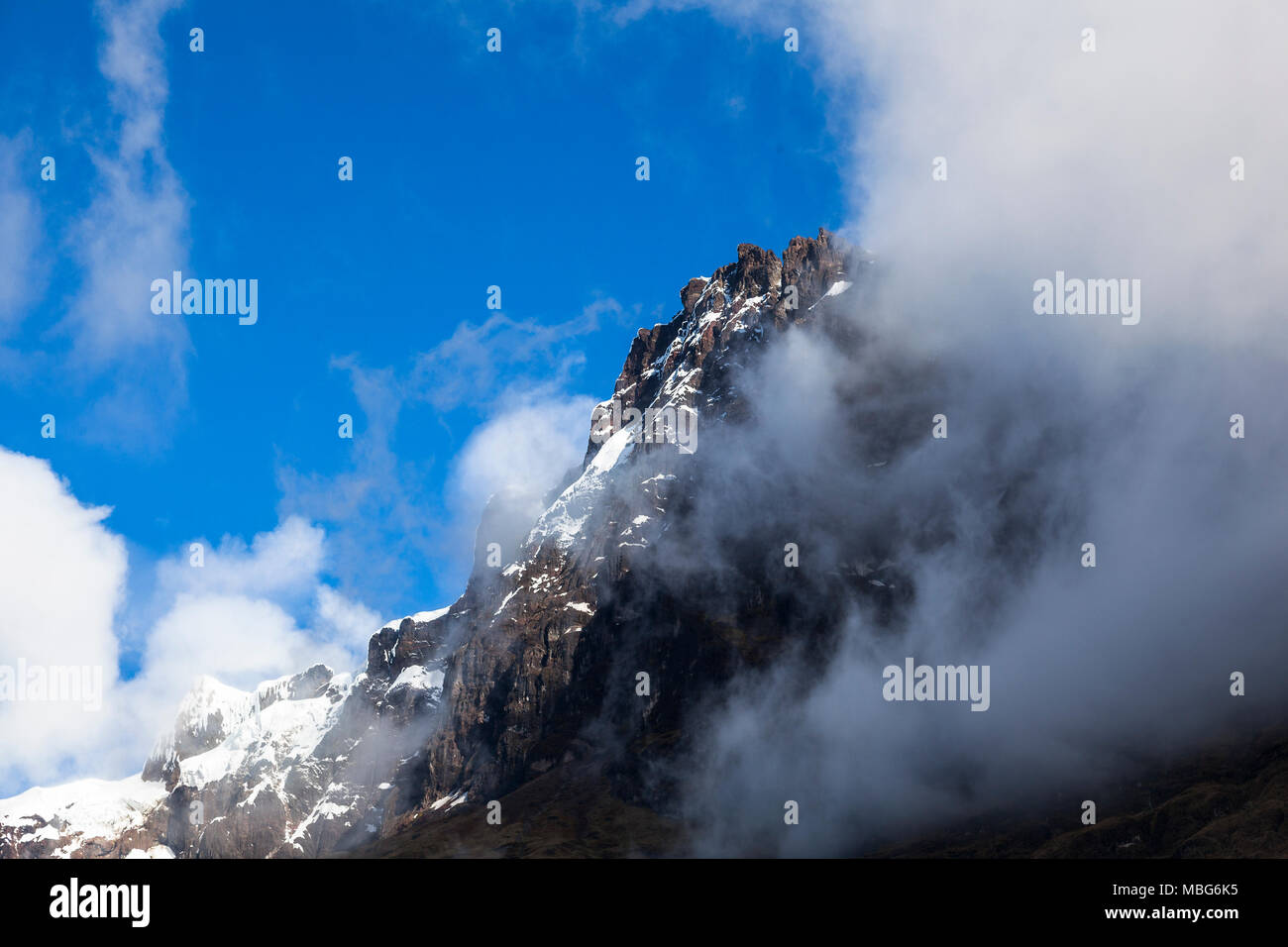 El Altar volcano Sangay National Park Stock Photo - Alamy