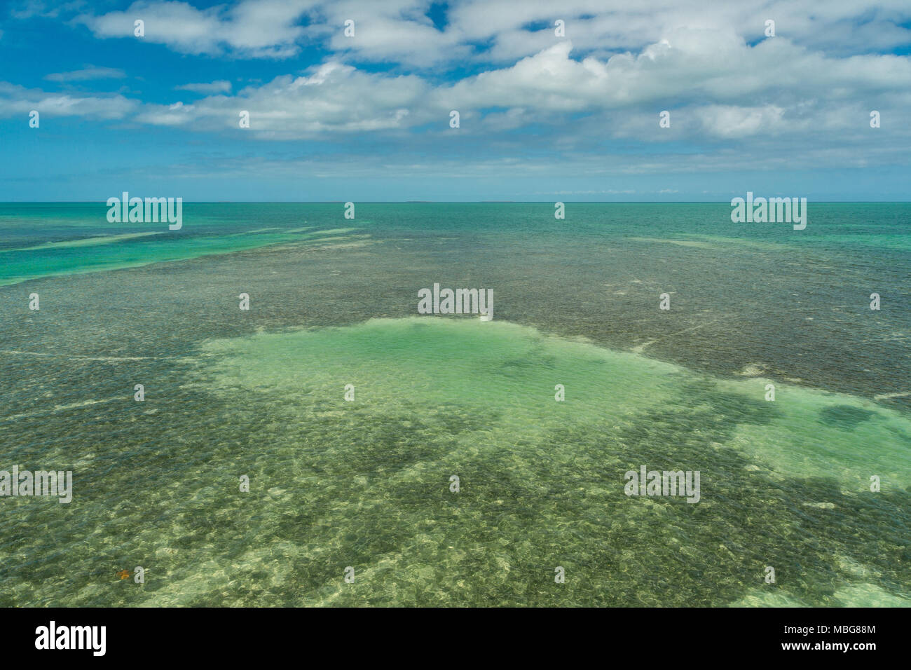 USA, Florida, Fantastic ocean nature flat water landscape Stock Photo ...