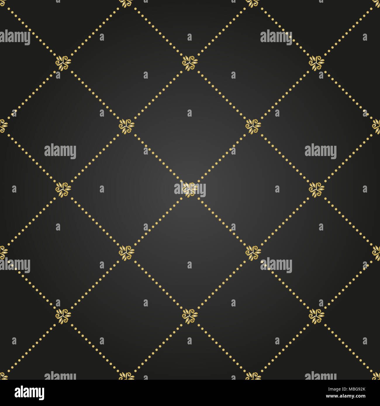 Geometric dotted golden pattern. Seamless abstract modern texture for ...