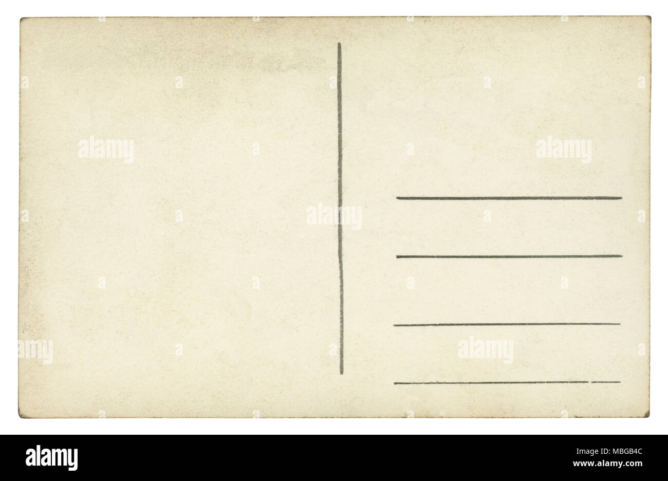 Empty postcard hi-res stock photography and images - Alamy