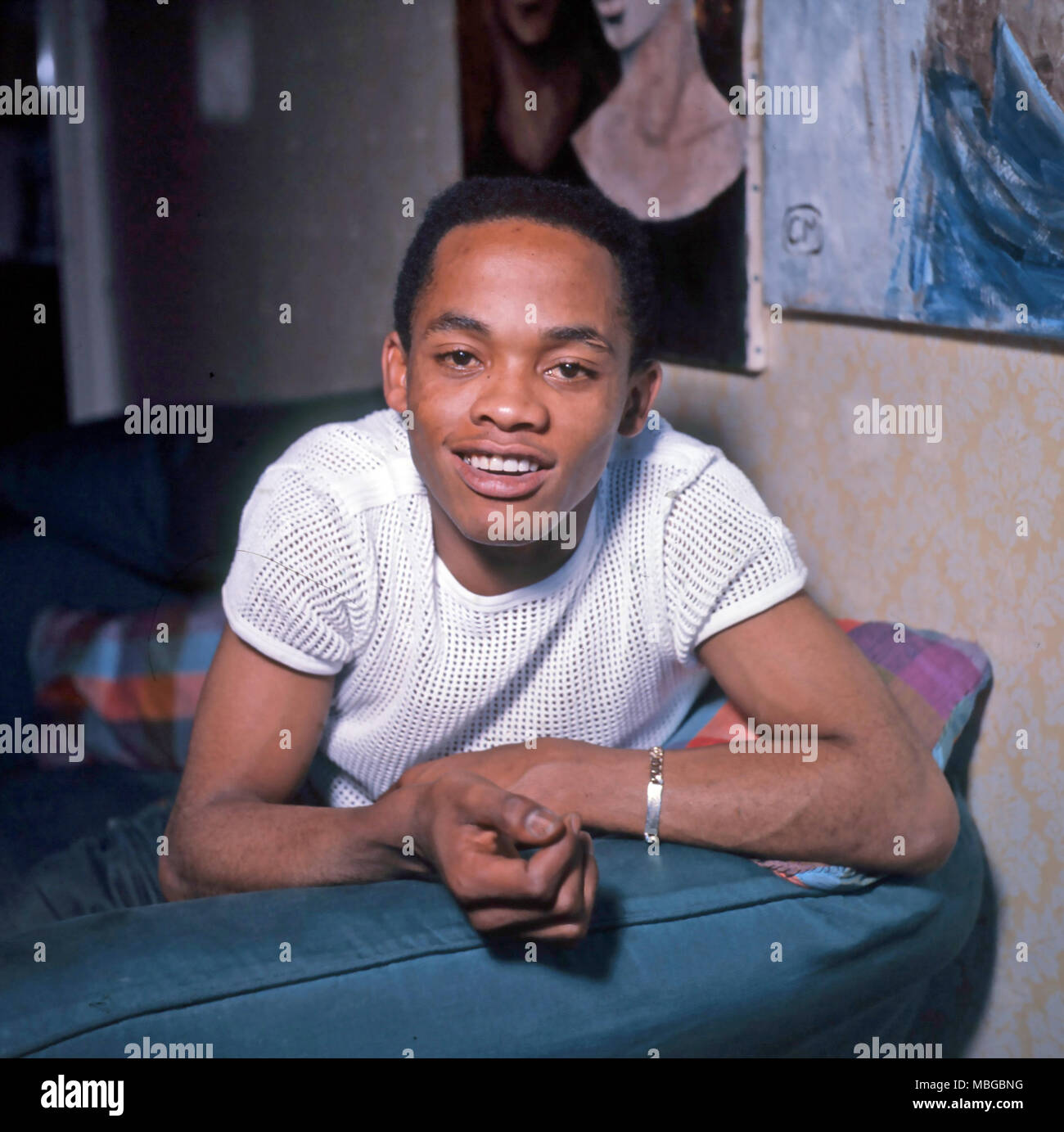 DANNY WILLIAMS (1942-2005) South African pop singer in 1961. Photo ...