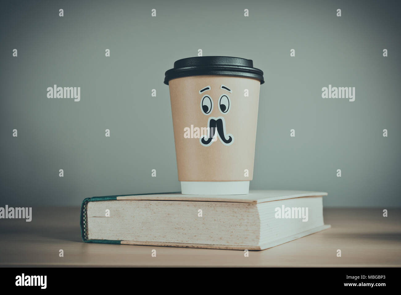 Cartoon character with coffee hi-res stock photography and images - Alamy