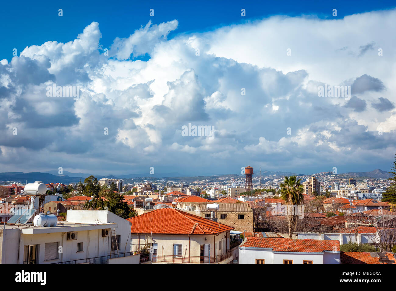 Limassol cityscape as seen from the Castle roof. Limassol, Cyprus Stock ...