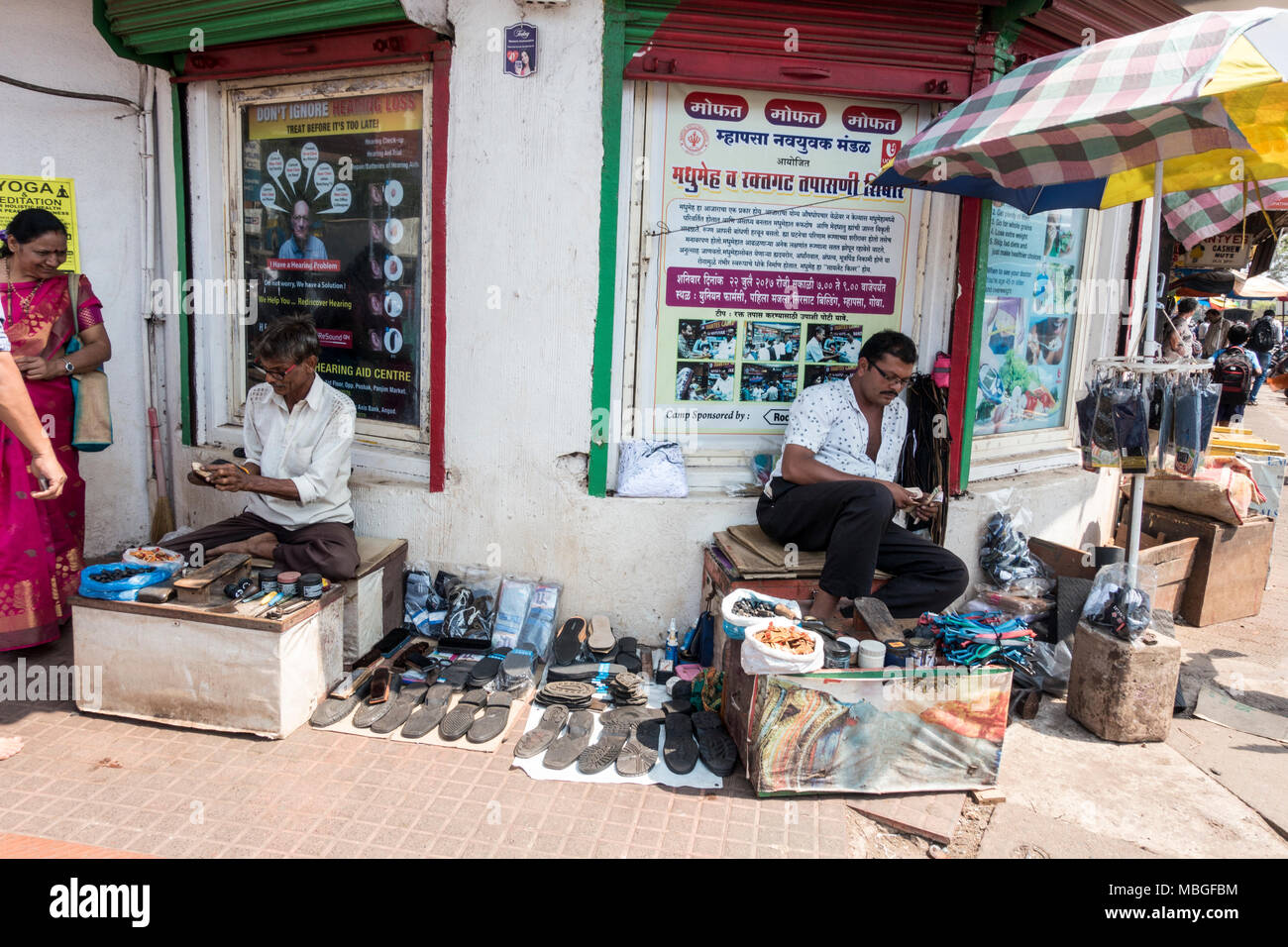 Mapusa market Goa Stock Photo - Alamy