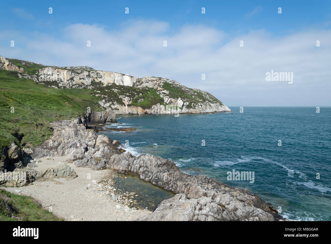 Coastline at Holyhead Breakwater Country Park, Anglesey Stock Photo - Alamy