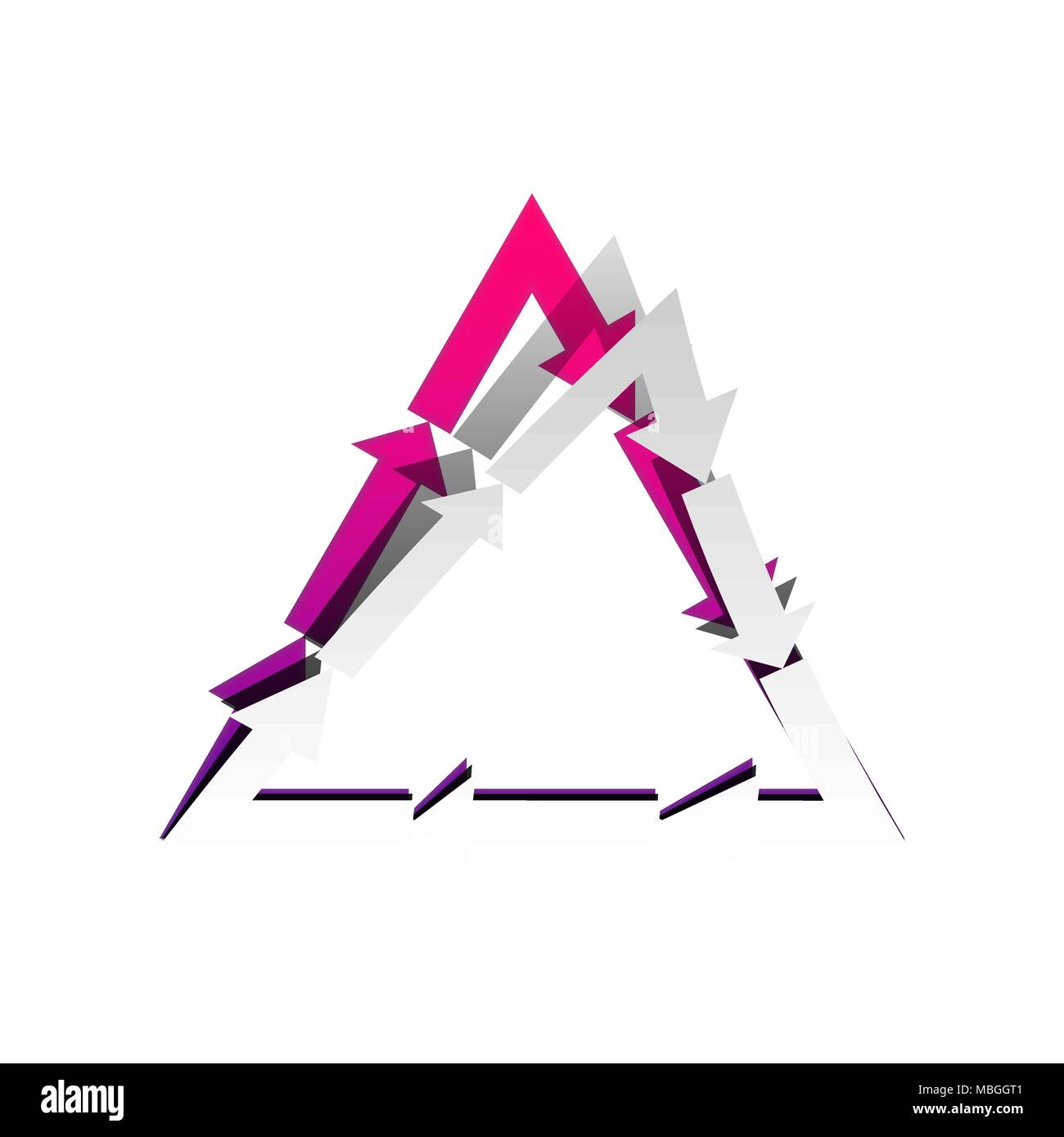 Plastic recycling symbol PVC 3 , Plastic recycling code PVC 3. Vector ...