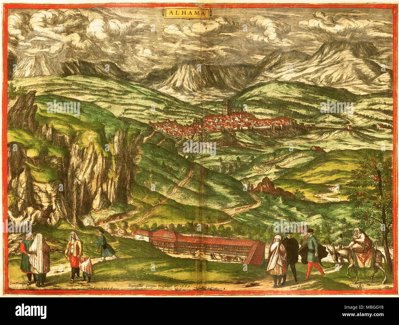 Granada map hi-res stock photography and images - Alamy