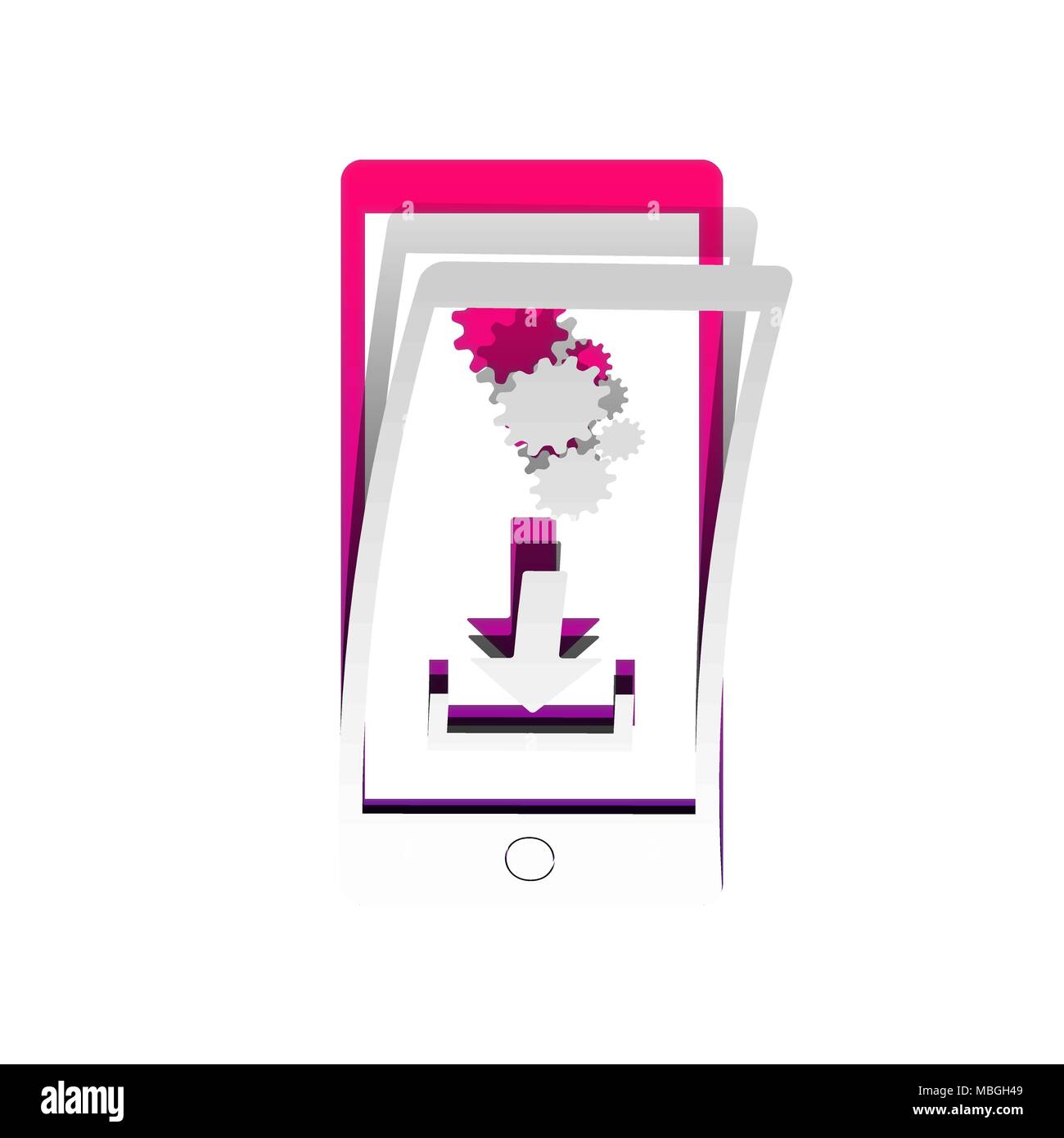 Install background Stock Vector Images - Alamy