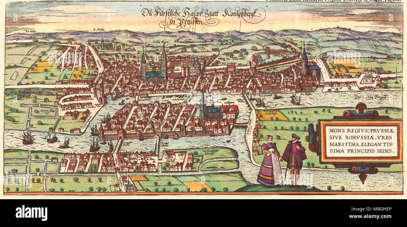 Konigsberg map hi-res stock photography and images - Alamy