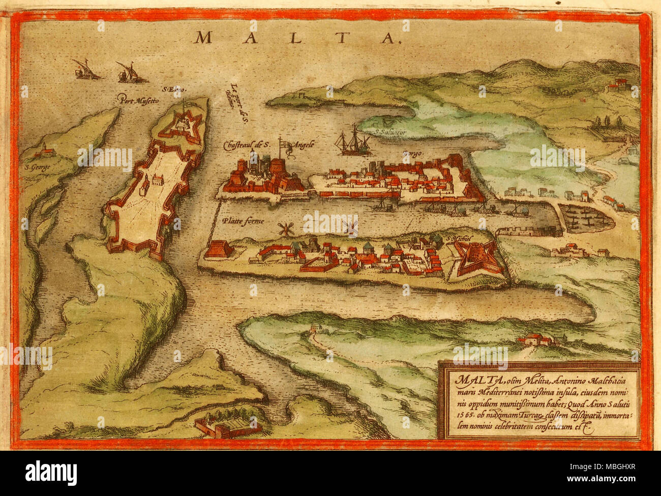 Island malta map hi-res stock photography and images - Alamy