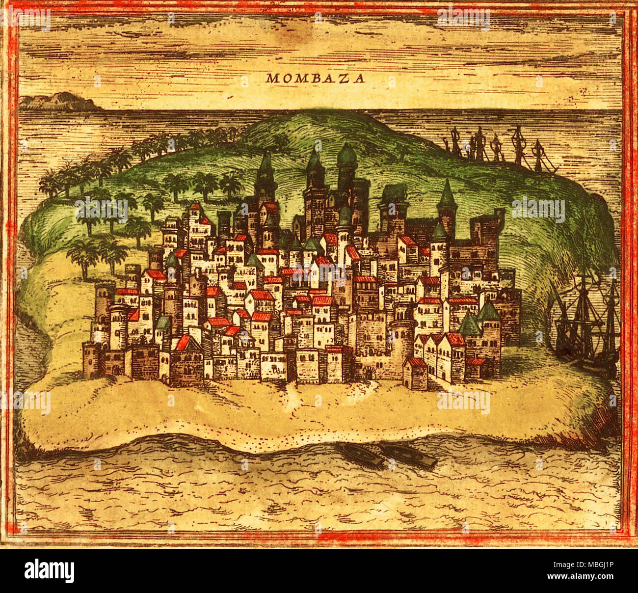 Map of mombasa hi-res stock photography and images - Alamy