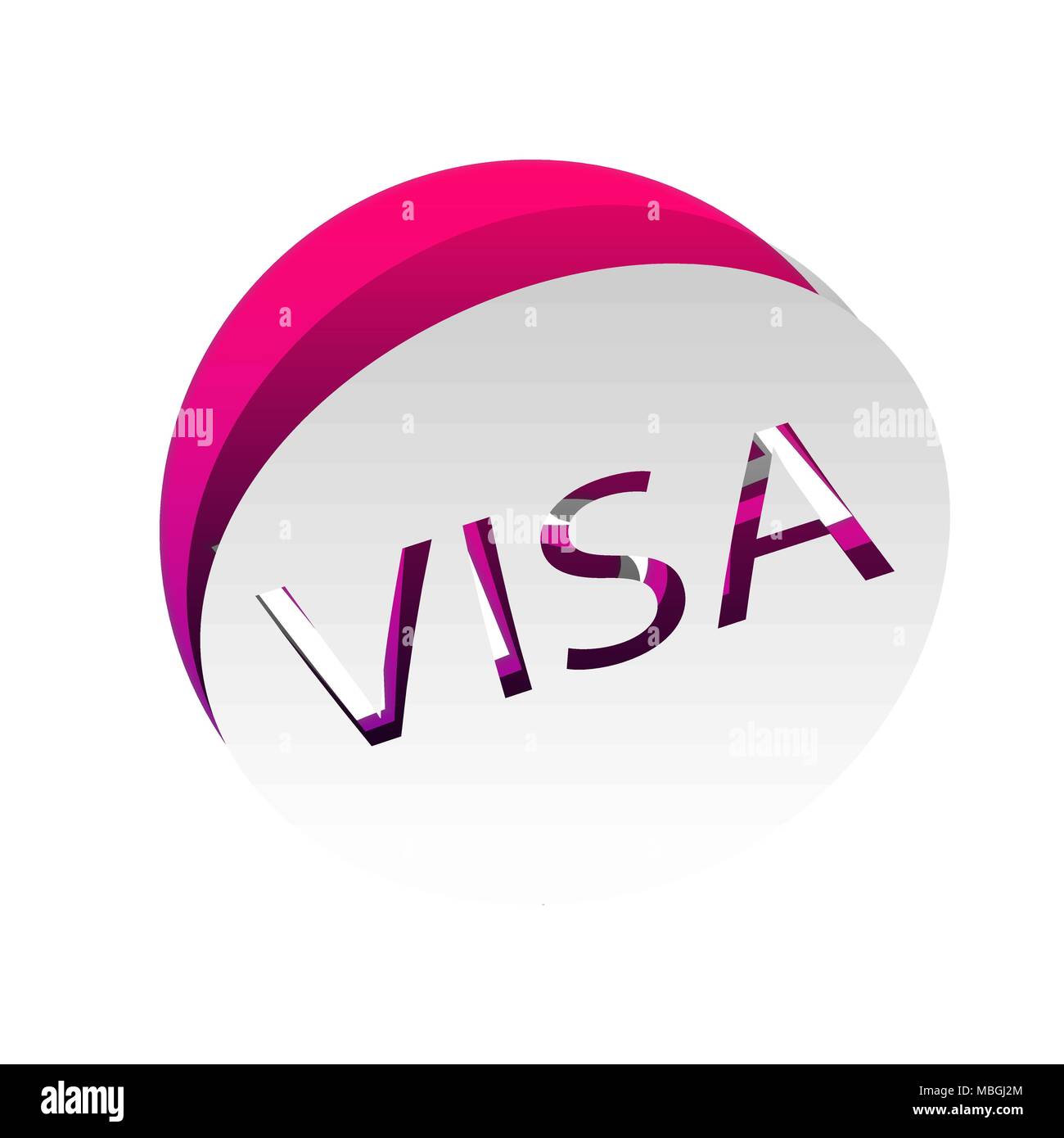 Visa vector vectors hi-res stock photography and images - Alamy
