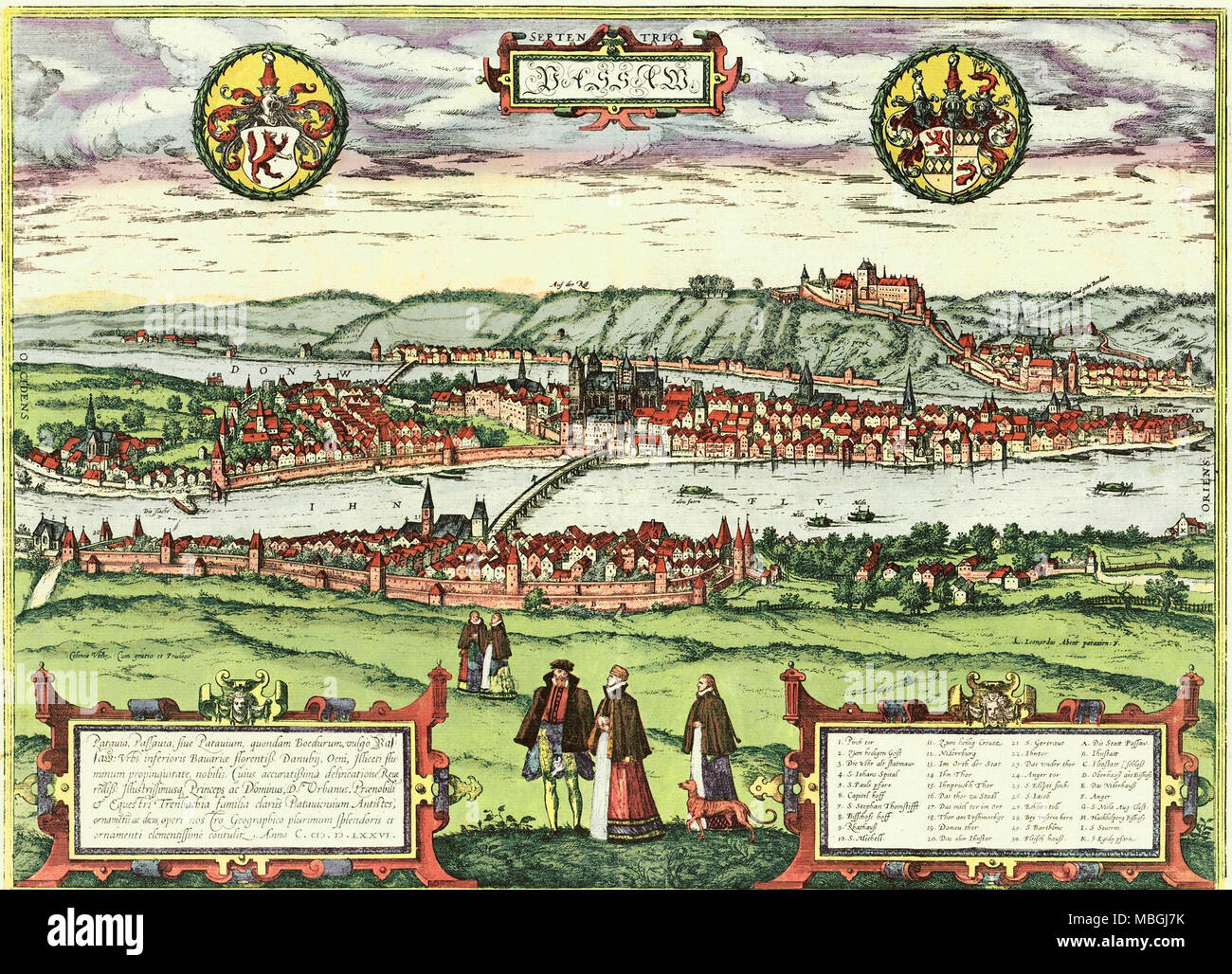 Map of passau hi-res stock photography and images - Alamy