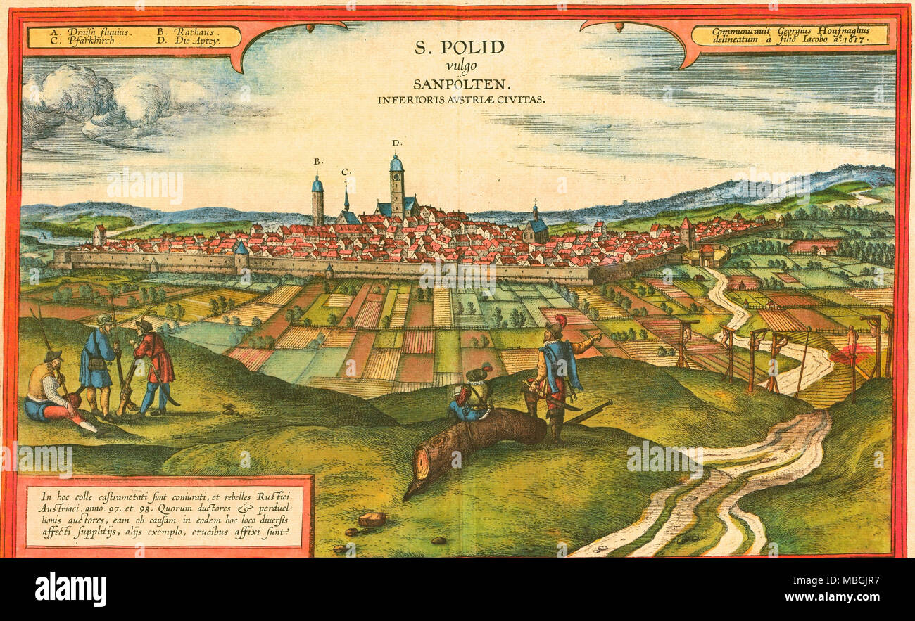 Map of sankt polten hi-res stock photography and images - Alamy