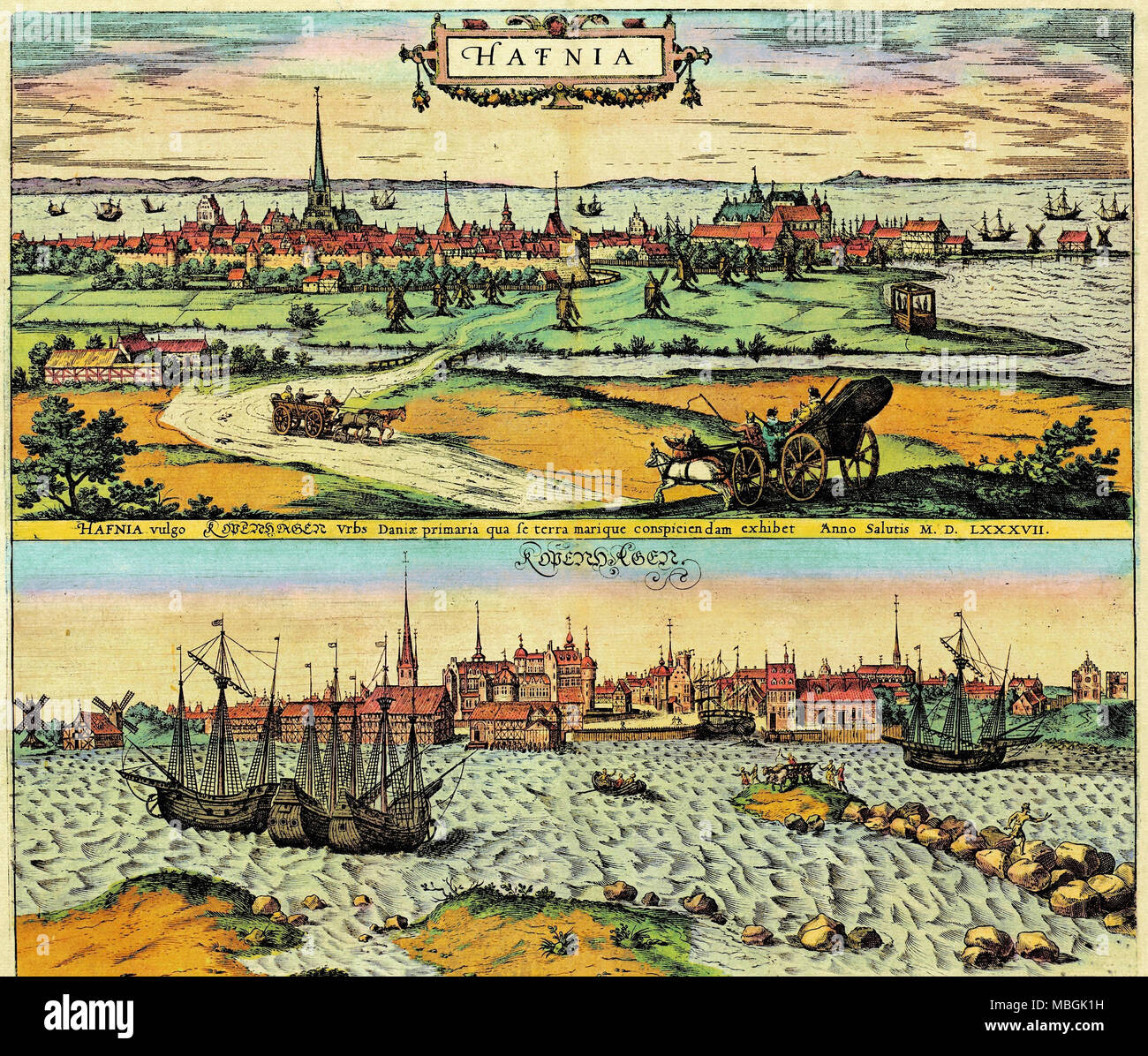 Map medieval city hi-res stock photography and images - Alamy