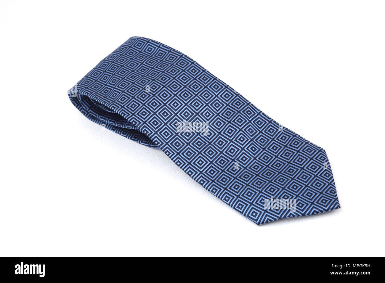 Blue Wide Neck Tie Stock Photo - Alamy