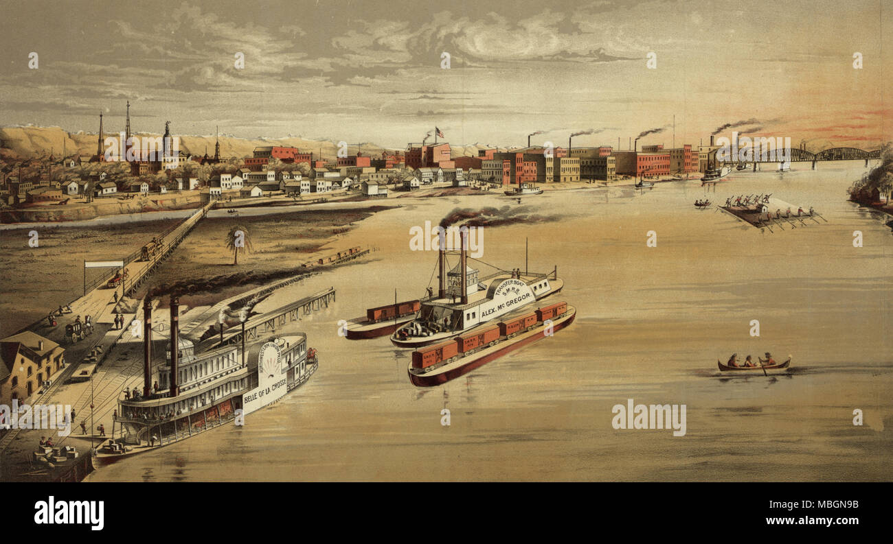 Mississippi Steamboat Race Stock Photo - Alamy