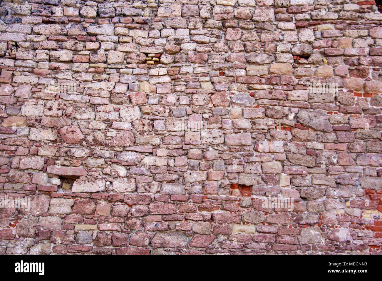Old Fortress Brick Wall Texture Background Stock Photo - Alamy