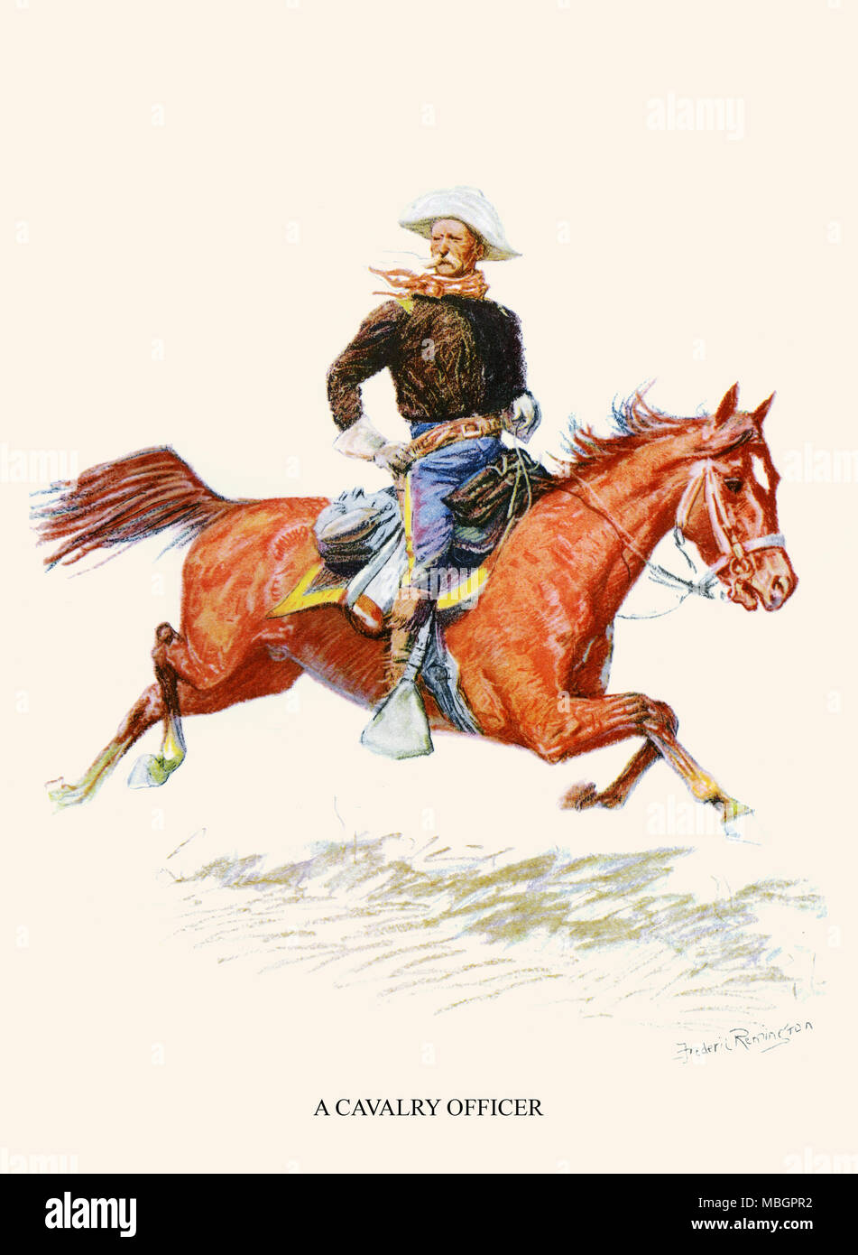 Cavalry officer hi-res stock photography and images - Alamy