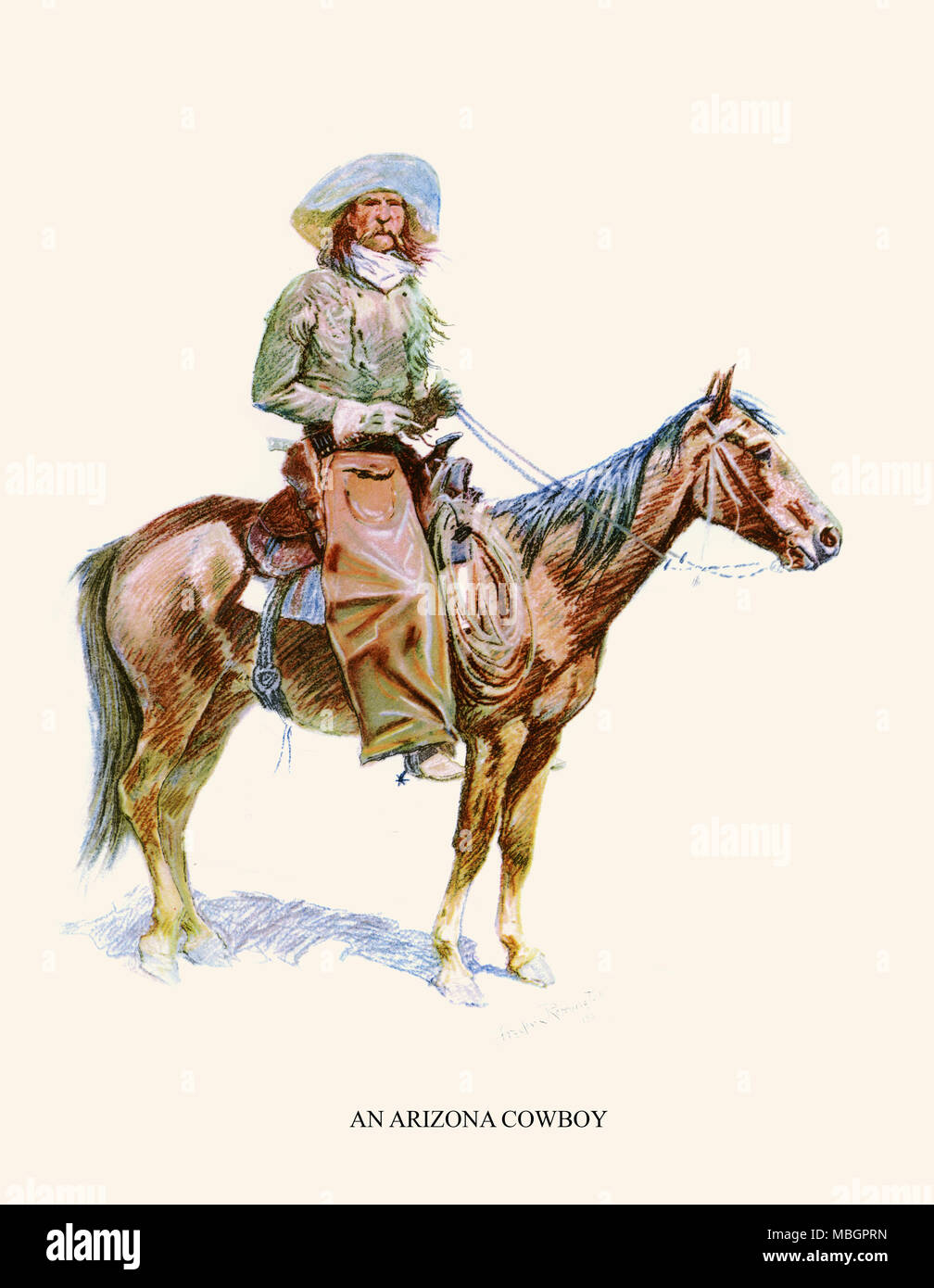 Cowboy horse guns hi-res stock photography and images - Alamy