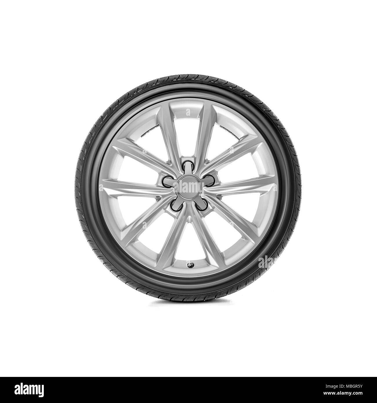 Replacement wheels on car road hi-res stock photography and images - Alamy