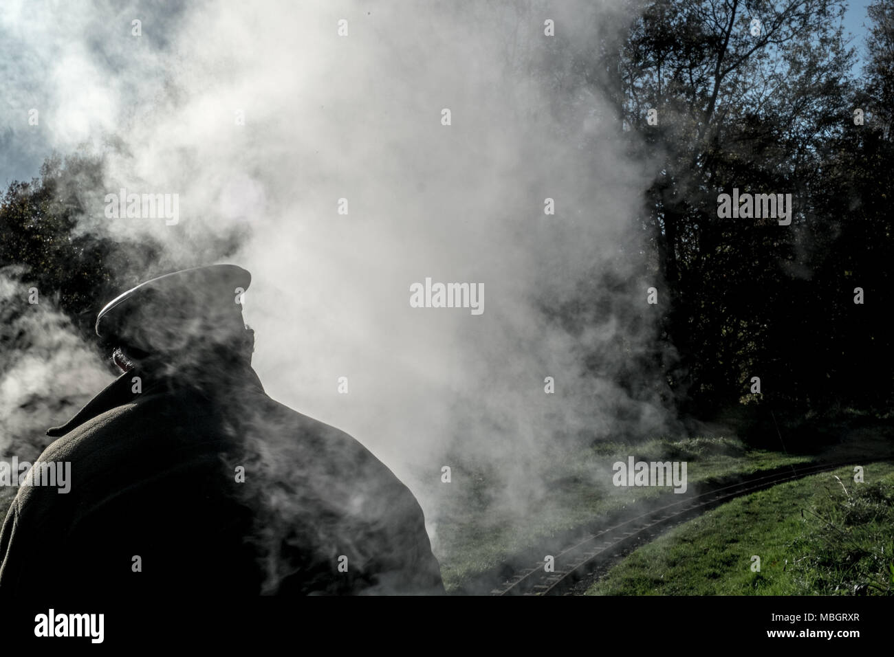 Steam Engine Driver Stock Photo - Alamy
