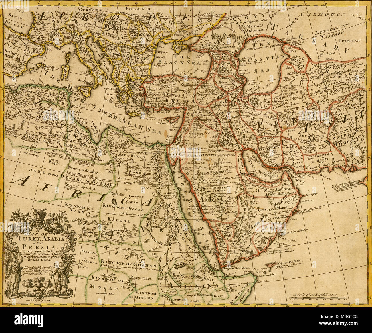 Maps of the middle east hi-res stock photography and images - Alamy