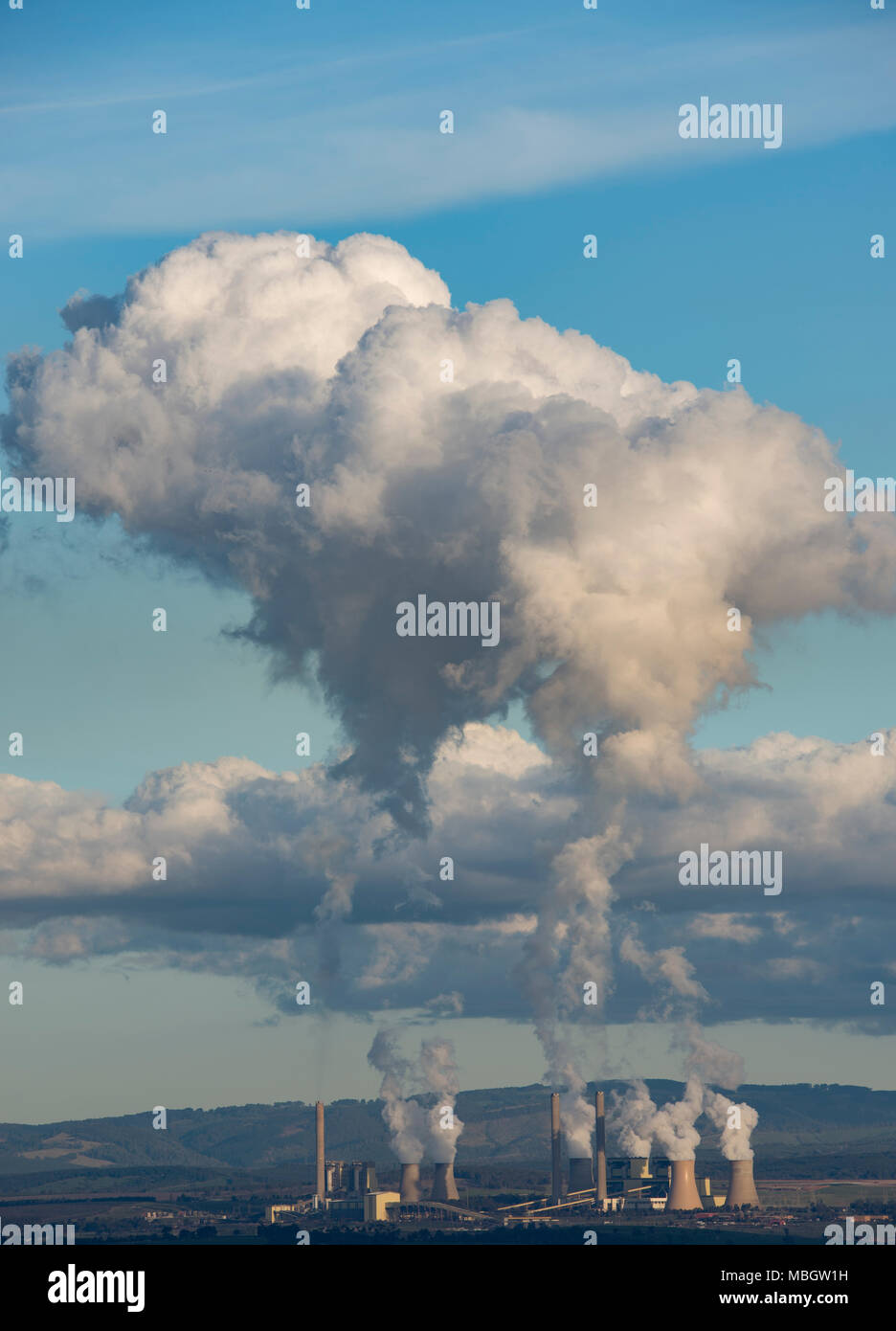 Loy Yang coal-fired power station at Traralgon in Victoria, Australia ...