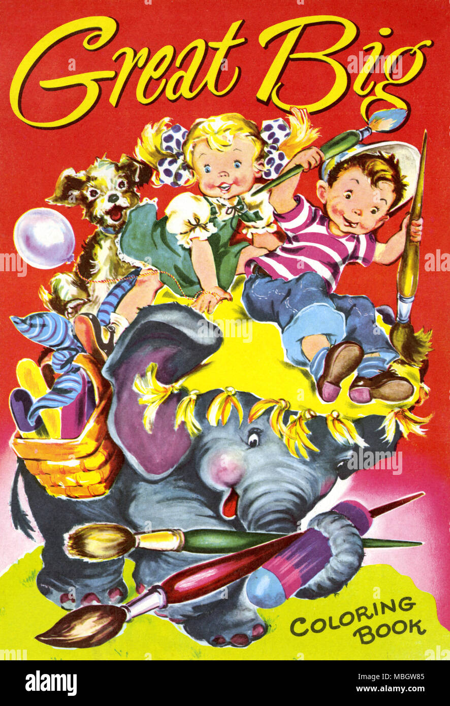 Great Big Coloring Book Stock Photo - Alamy
