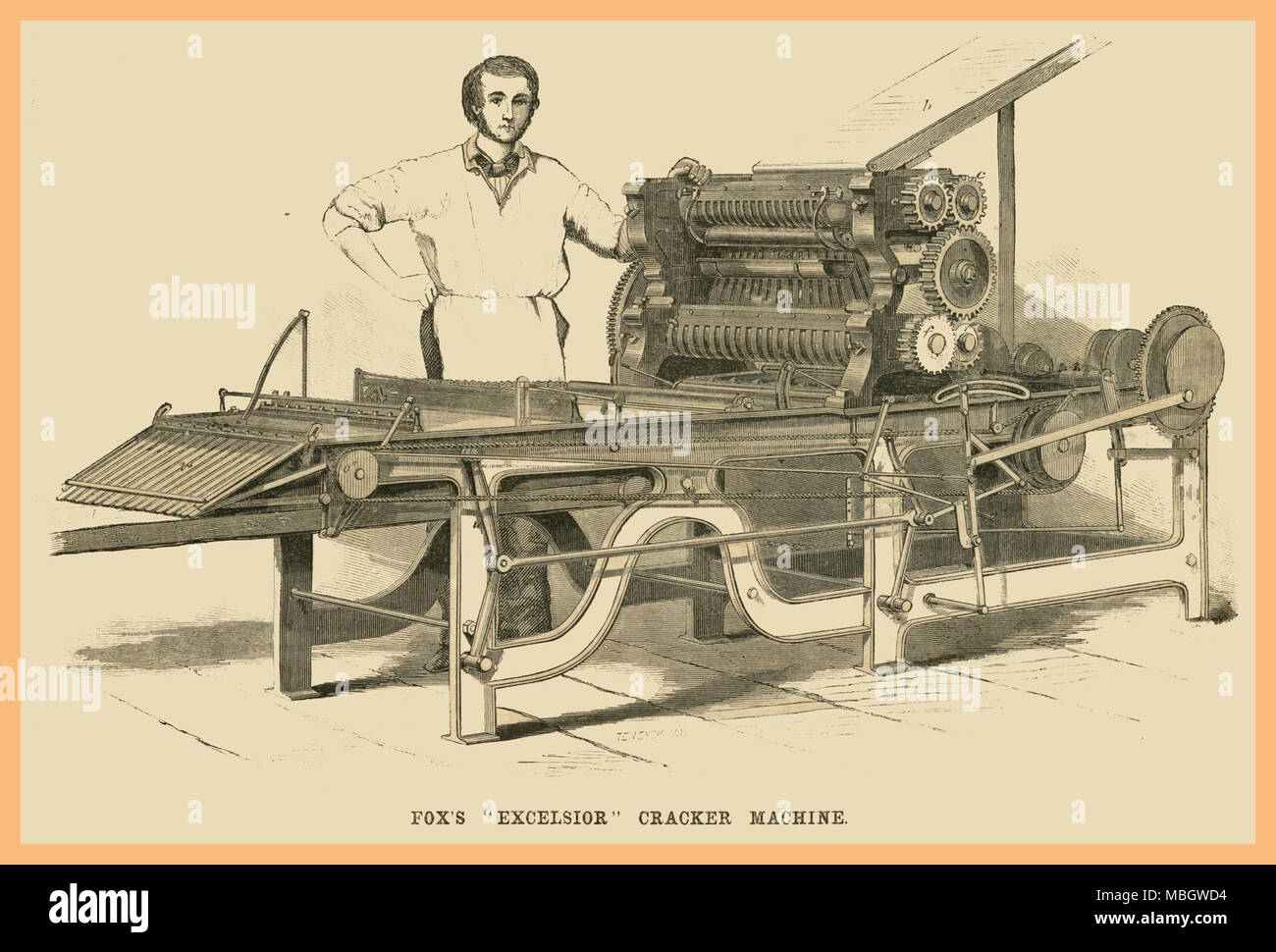 Fox's Excelsior "Cracker" Machine Stock Photo - Alamy