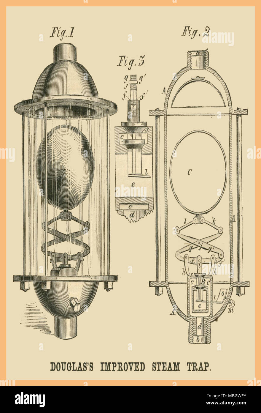 Douglas Improved Steam Trap Stock Photo - Alamy