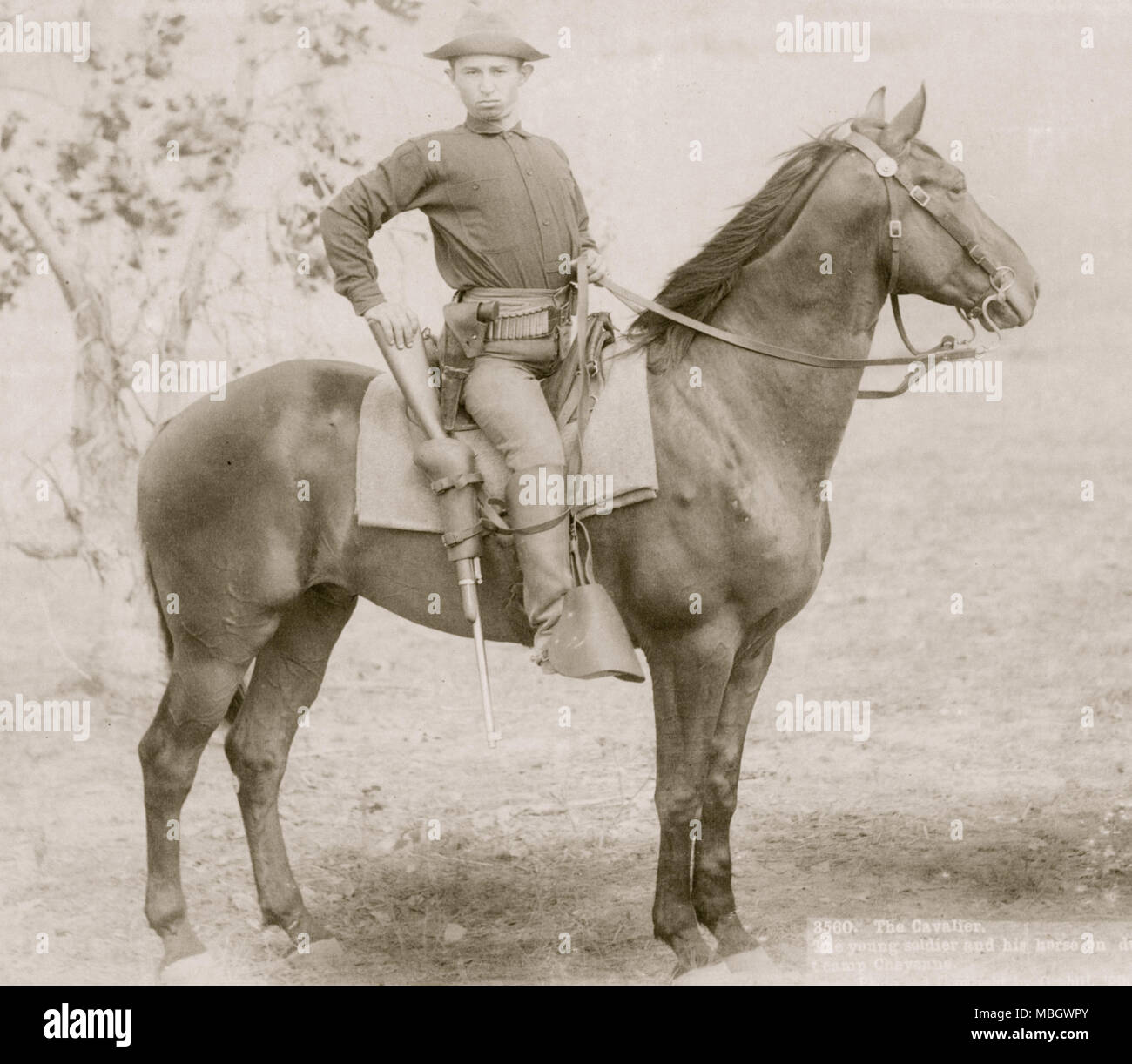 Officers of the 9th Cavalry Stock Photo - Alamy