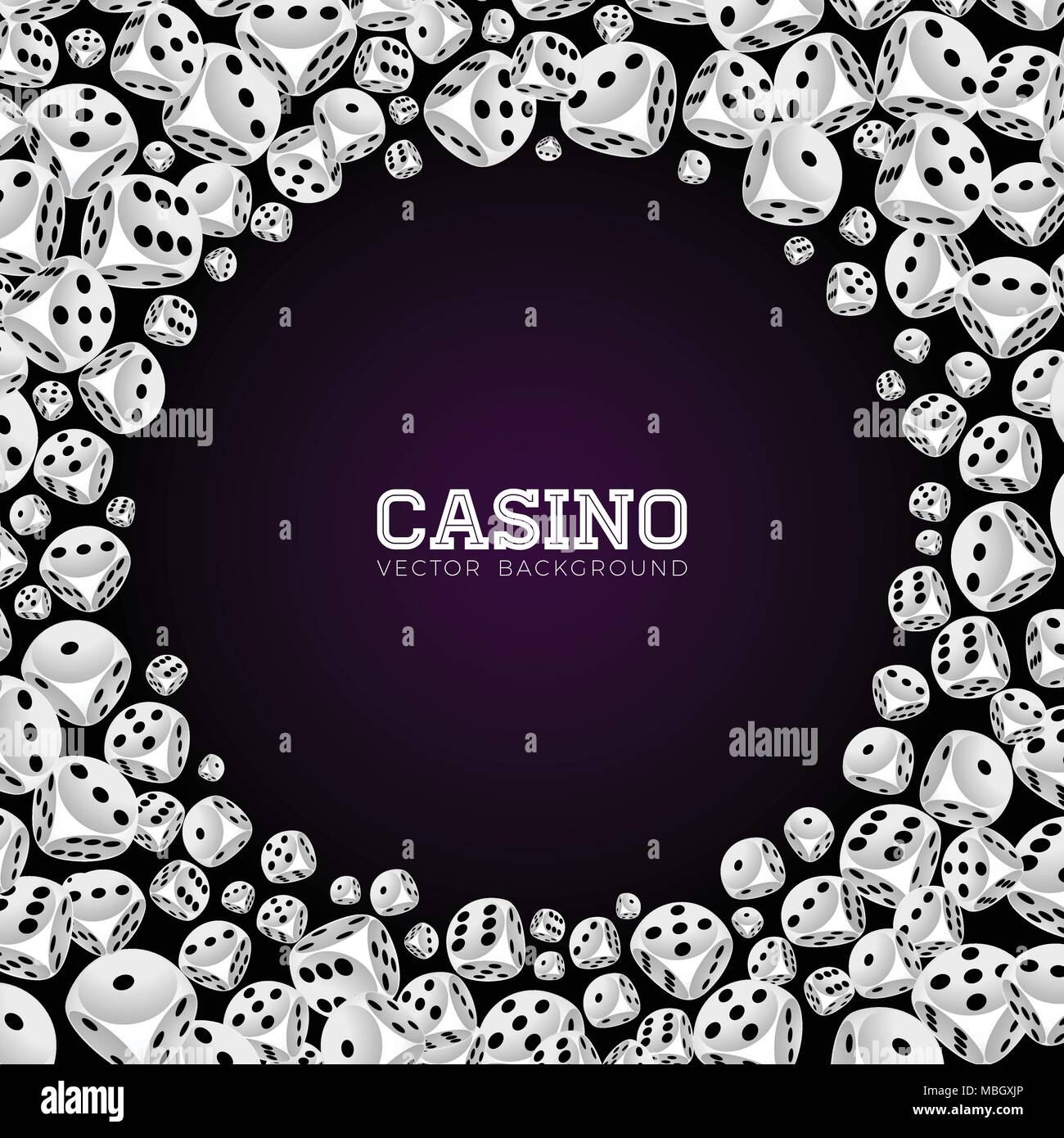 Dice background Stock Vector Images - Alamy